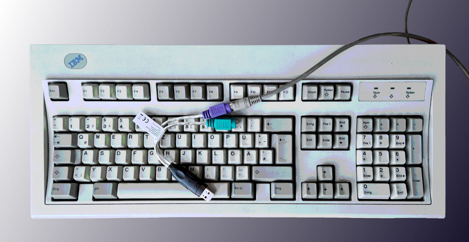 IBM Model M-Keyboard an USB – Dragon IT